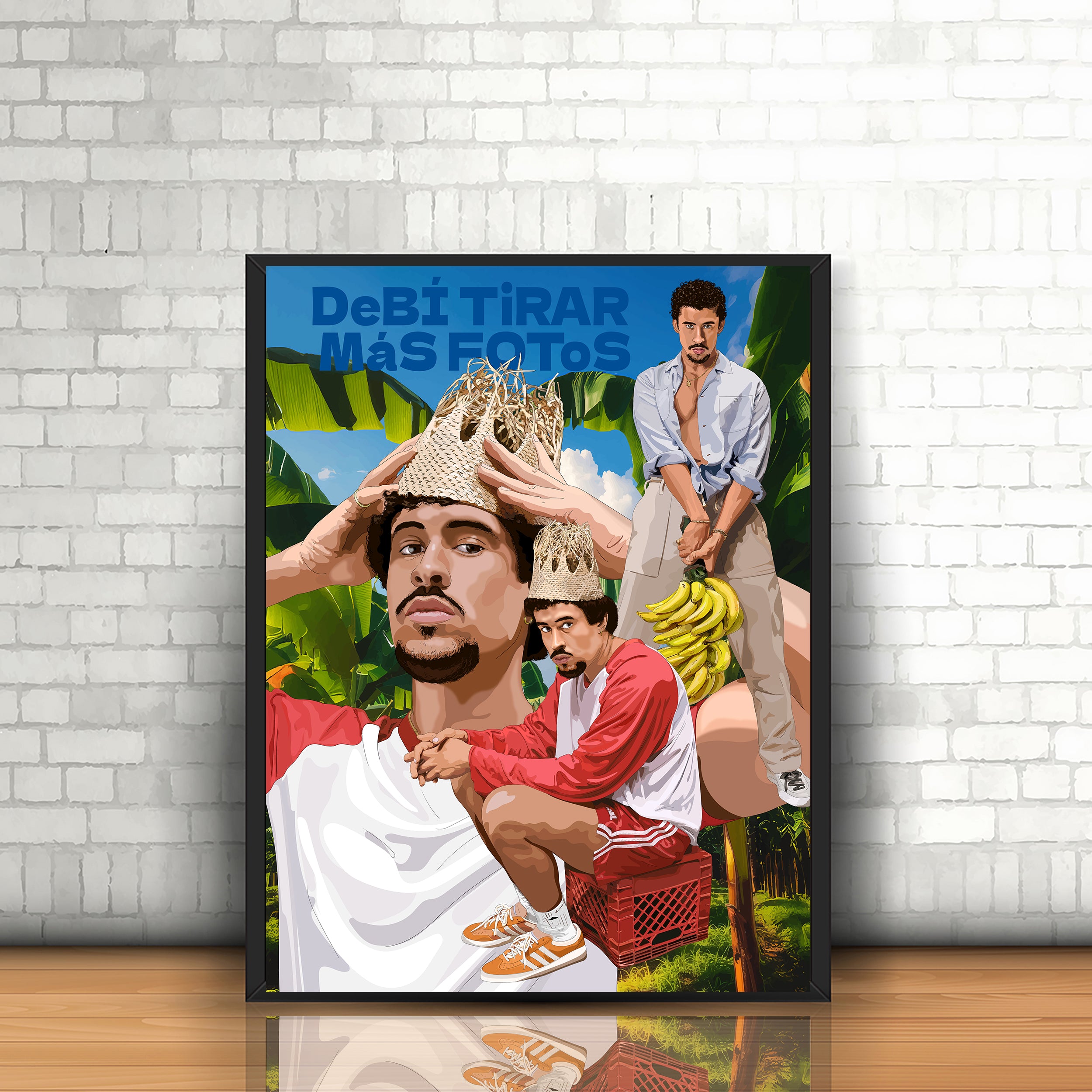 Bad Bunny Poster DeBÍ TiRAR MáS FOToS Album Wall Art Decor Print Gift ...
