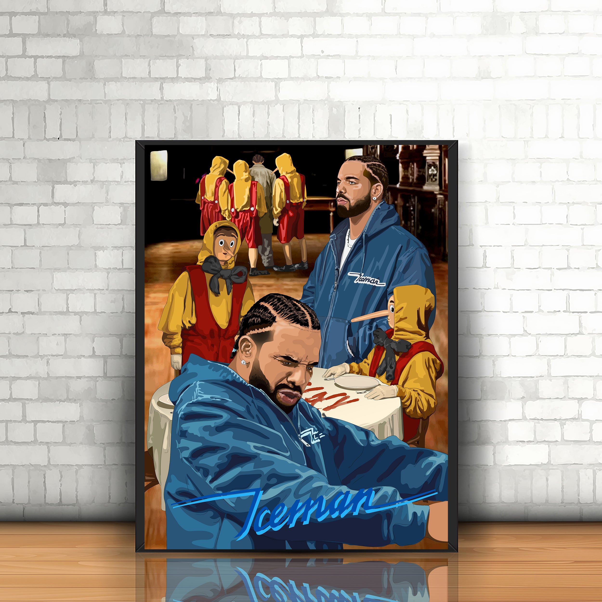 Drake Poster ICEMAN Album Merch Wall Art Decor Print Fan Art Gift – Abe ...